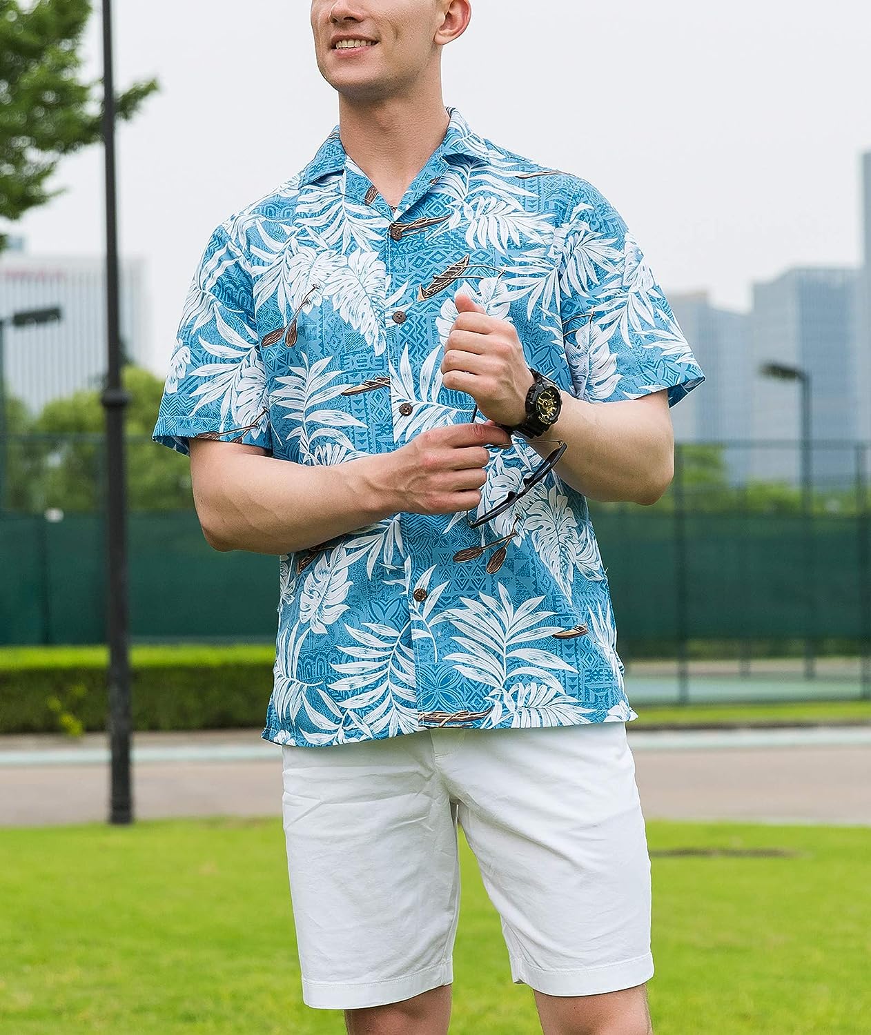 Hawaiian Shirts for Men Short Sleeve Regular Fit Mens Floral Shirts Review